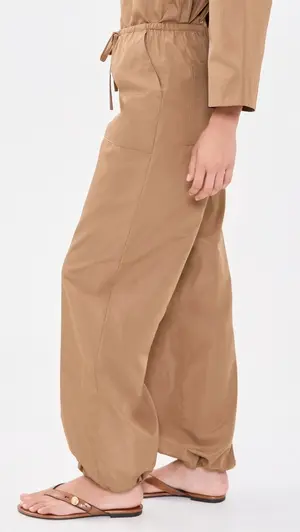 Rag & Bone Claire Taffeta Pants - Camel