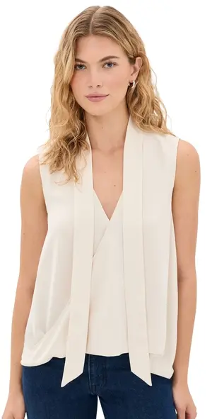 Ramy Brook Kennedy Blouse - Bone