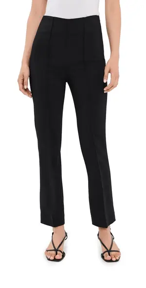 RÓHE Cigarette Leg Tailored Trousers - Black