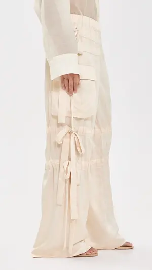 AKNVAS Odin Satin Tie Trousers