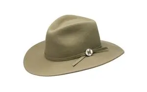 JAMIE SLYE HATS + ACCESSORIES Willa Wide Brim Wool Hat Pale Olive - Green