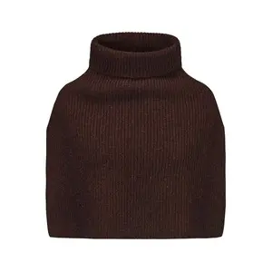 MUTE BY JL Wool Neck Warmer Chocolate - Brown