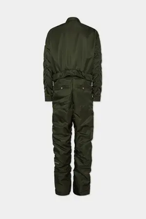Dsquared2 Aviator Jumpsuit With Ruching And Zips
