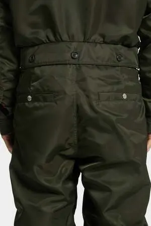 Dsquared2 Aviator Jumpsuit With Ruching And Zips