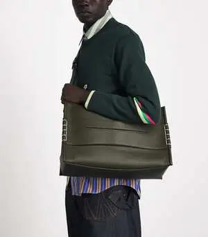 JW Anderson Leather Loafer Messenger Bag - Beige