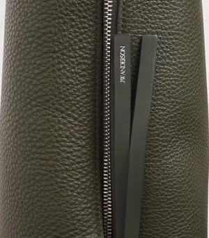 JW Anderson Leather Loafer Messenger Bag - Beige