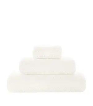 GRACCIOZA Cotton Pearls Washcloth - White