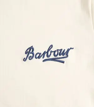 Barbour Cotton Embroidered Logo T-shirt - Ivory