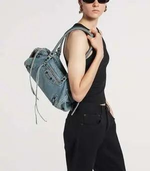 Balenciaga Cotton Le City East-west Shoulder Bag