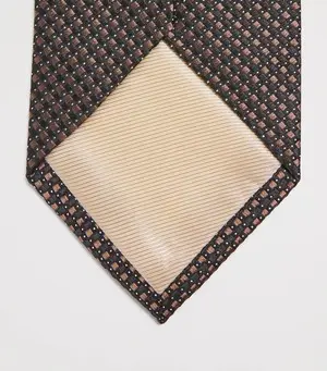 Pal Zileri Silk Geometric Jacquard Tie
