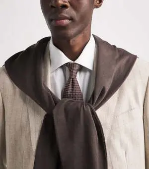 Pal Zileri Silk Geometric Jacquard Tie