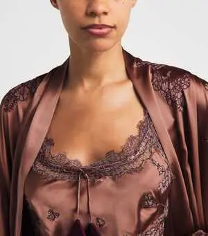 TORLOWEI Silk Patsy Mini Slip Dress