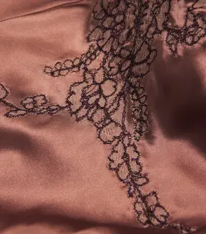 TORLOWEI Silk Patsy Mini Slip Dress
