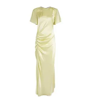 Veronica Beard Silk-blend Huntleigh Midi Dress - Green