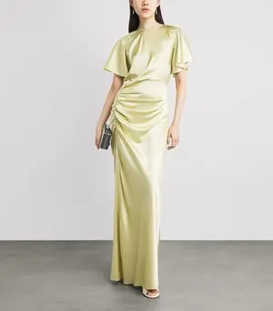 Veronica Beard Silk-blend Huntleigh Midi Dress