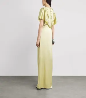 Veronica Beard Silk-blend Huntleigh Midi Dress