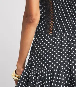 Charo Ruiz Ibiza Polka-dot Carmen Mini Dress
