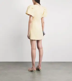 Rebecca Vallance Alexandrite Puff Sleeve Mini Dress