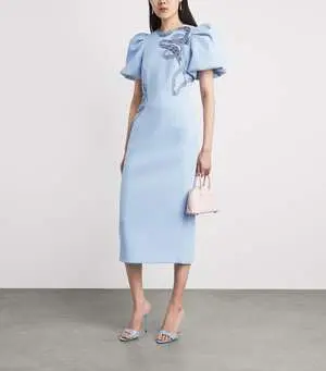 Rebecca Vallance Embellished Aylin Midi Dress