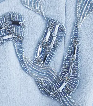 Rebecca Vallance Embellished A-line Midi Dress - Blue
