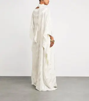 TALLER MARMO Asymmetric Streep Kaftan
