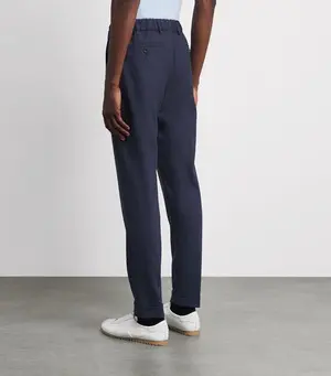Marco Pescarolo Virgin Wool Drawstring Trousers