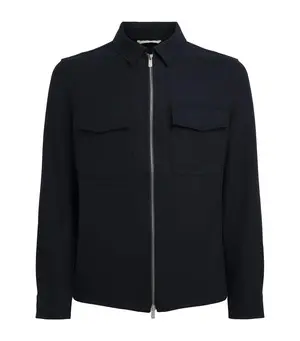 Marco Pescarolo Cashmere 2-way Zip Jacket - Navy