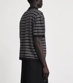REPRESENT Cotton Stripe Polo Shirt