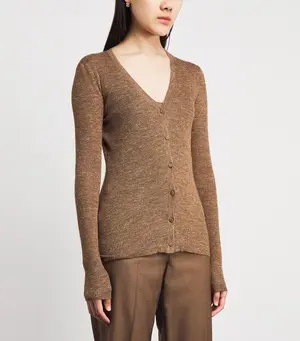 Gabriela Hearst Cashmere-silk-hemp Aiste Cardigan