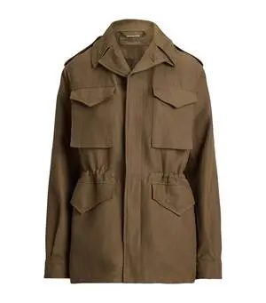 Ralph Lauren Cashmere-linen Milton Field Jacket