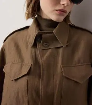 Ralph Lauren Cashmere-linen Milton Field Jacket