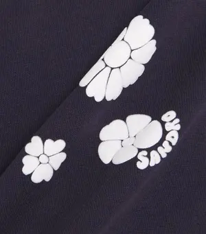 Sandro Cotton Flower Print T-shirt - Blue