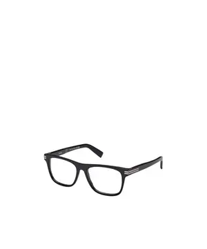 Zegna Square Frame Glasses - Black