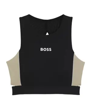 Hugo Boss Colour-block Tank Top - Black