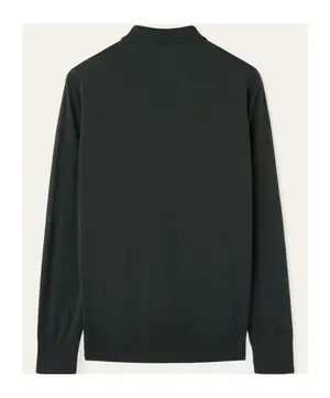 Loro Piana Long-sleeved Knitted Polo Shirt