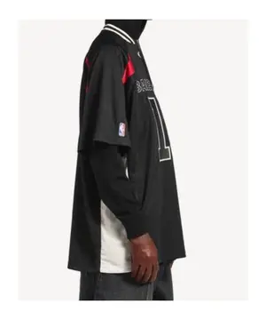 Balenciaga Nba Oversized Jersey T-shirt