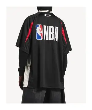 Balenciaga Nba Oversized Jersey T-shirt