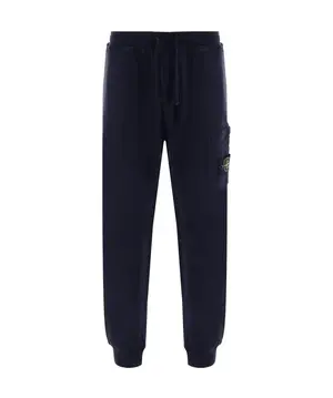 Stone Island Logo Patch Drawstring Trousers
