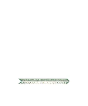 Longchamp Headband Frise Fleurie - Green