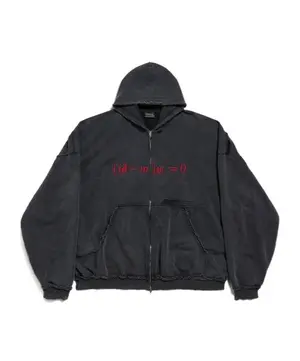 Balenciaga Dirac Equation Zip-up Hoodie
