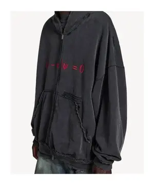 Balenciaga Dirac Equation Zip-up Hoodie