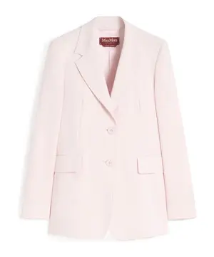 Max Mara Notched Linz Jacket - Pink