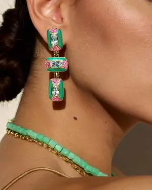 EMILY P. WHEELER Patchwork Earrings