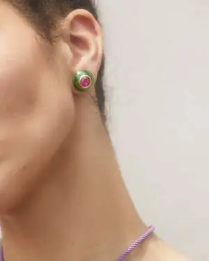 EMILY P. WHEELER Button Stud