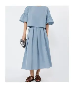 Max Mara Formica Pleated Midi Skirt
