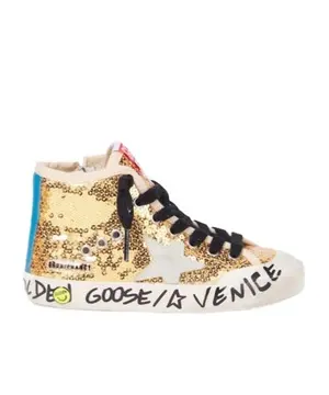 GOLDEN GOOSE Francy Penstar Sequined Sneakers - Multicolor