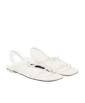 Proenza Schouler Leather Sandals - White