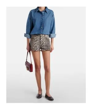 Staud Alba Leather Ballet Flats