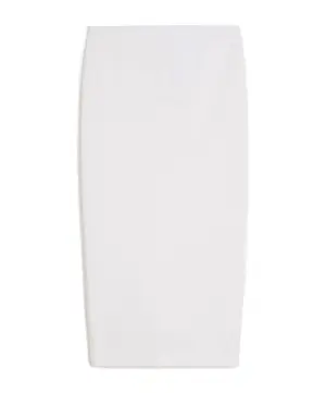 Max Mara Midi Pencil Skirt - White