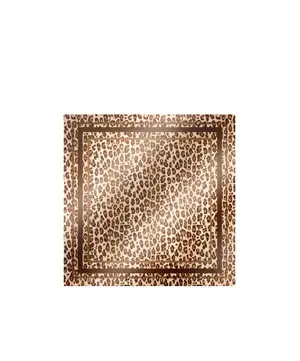 Max Mara Printed Silk Twill Scarf - Nude